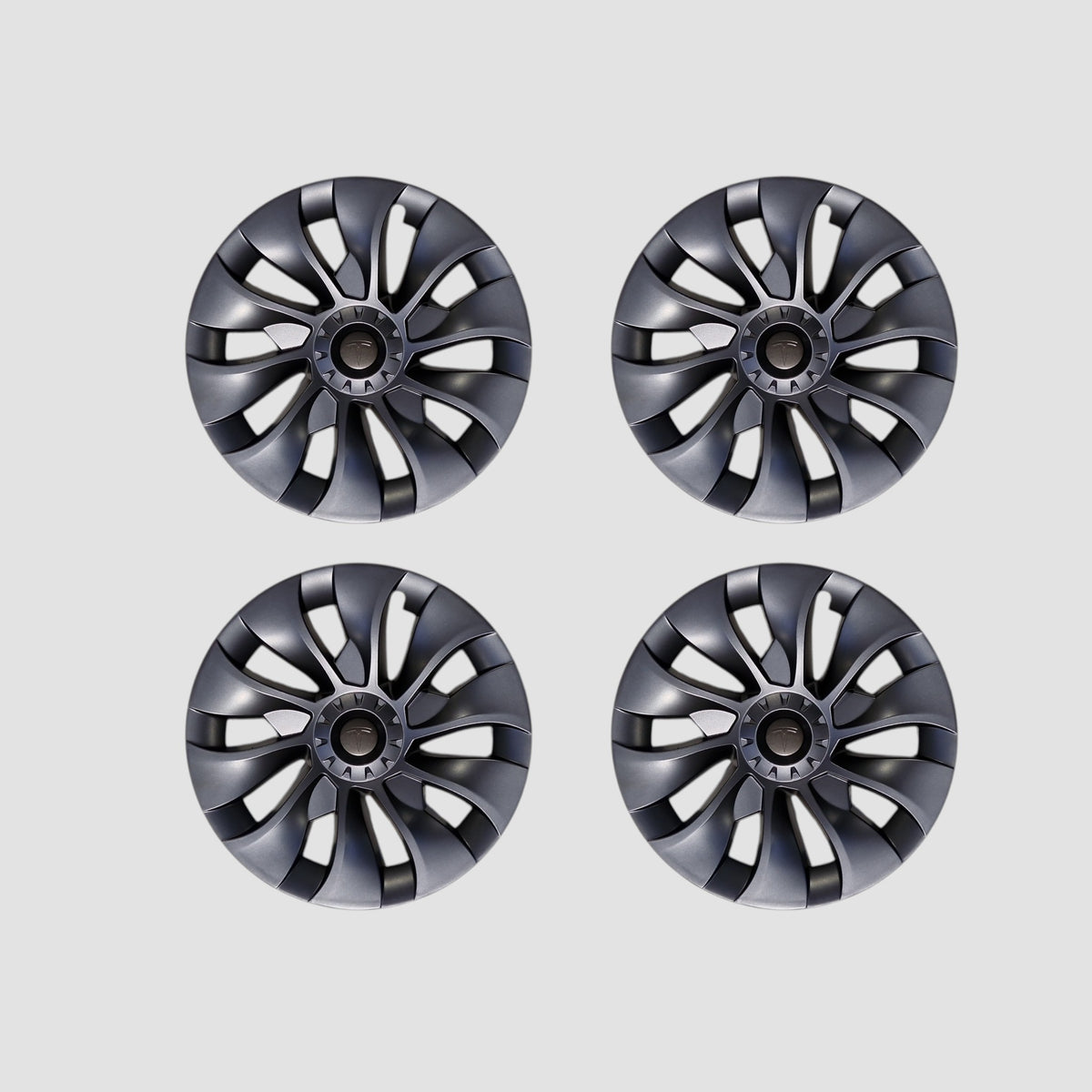MV Spin hjulkapsler, passer til Tesla Model 3 org. 18″ standard fælge