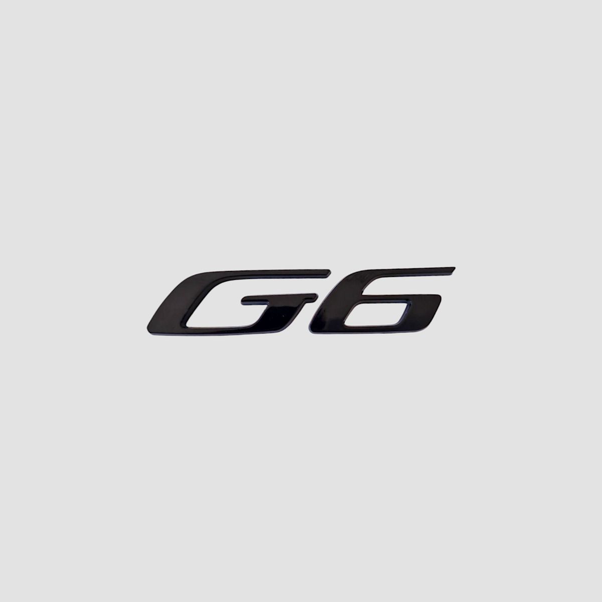 "G6" emblem i sort - Personliggør din XPENG G6
